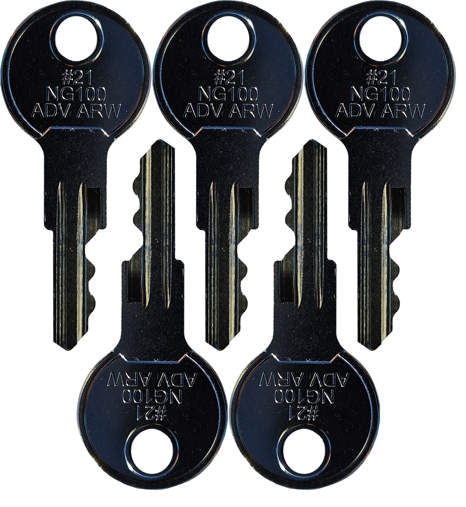 #21 (NG100) Broderson/Bart Mill/Terex Replacement Key *5 Pack ...
