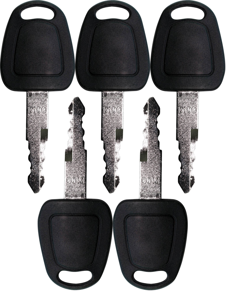 #60 (D100) Daewoo/Doosan/Terex Replacement Key *5 Pack* | Tornado Heavy ...