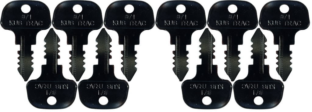 #71 (KUBOTA TRAC) Kubota Tractor Replacement Key *10 Pack* | Tornado ...