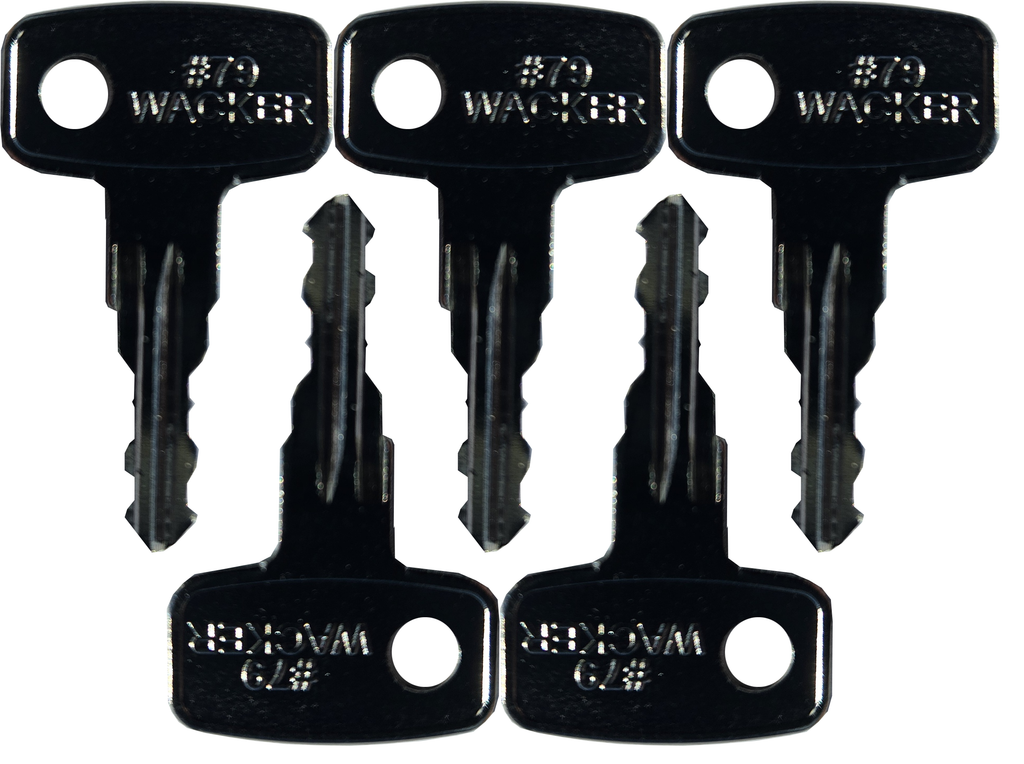 #79 Wacker Roller Replacement Key *5 Pack* | Tornado Heavy Equipment Parts