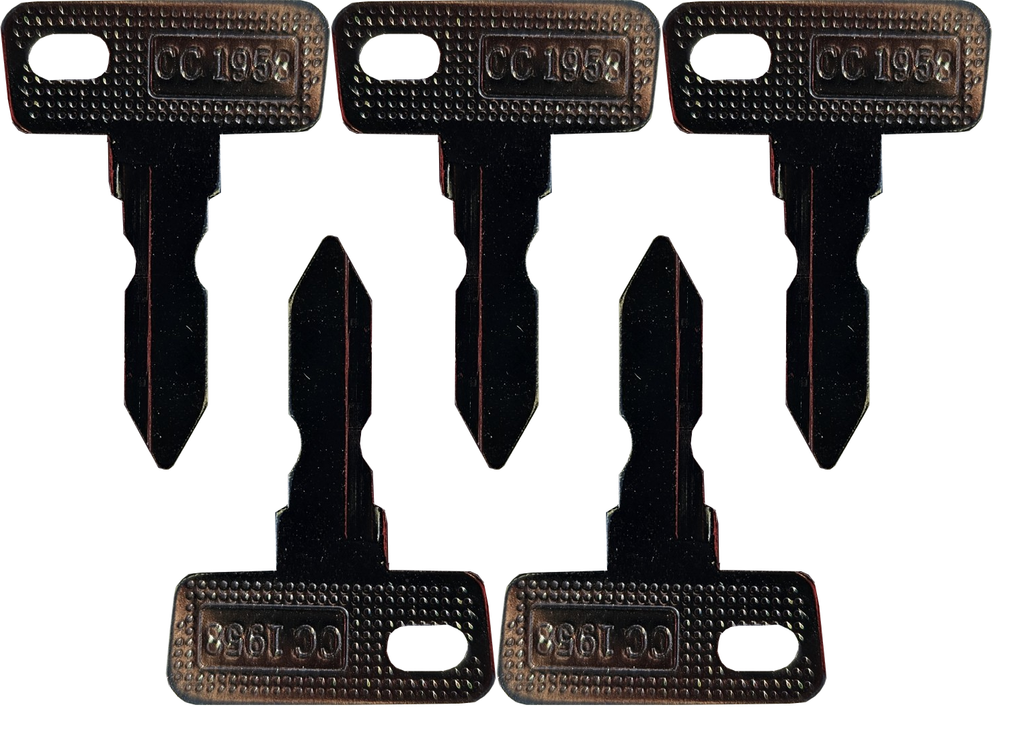 #83 Club Car Golf Cart Replacement Key *5 Pack* | Tornado Heavy ...