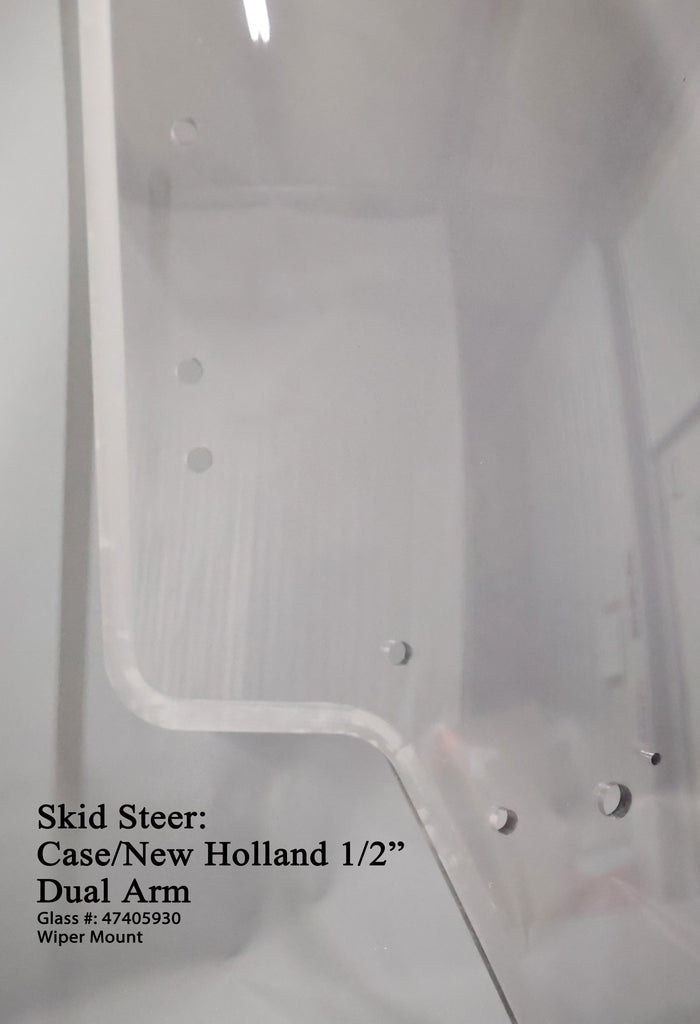 New Holland 47405930 Skid Steer 1/2" Polycarbonate (Untinted) (Dual Ar ...