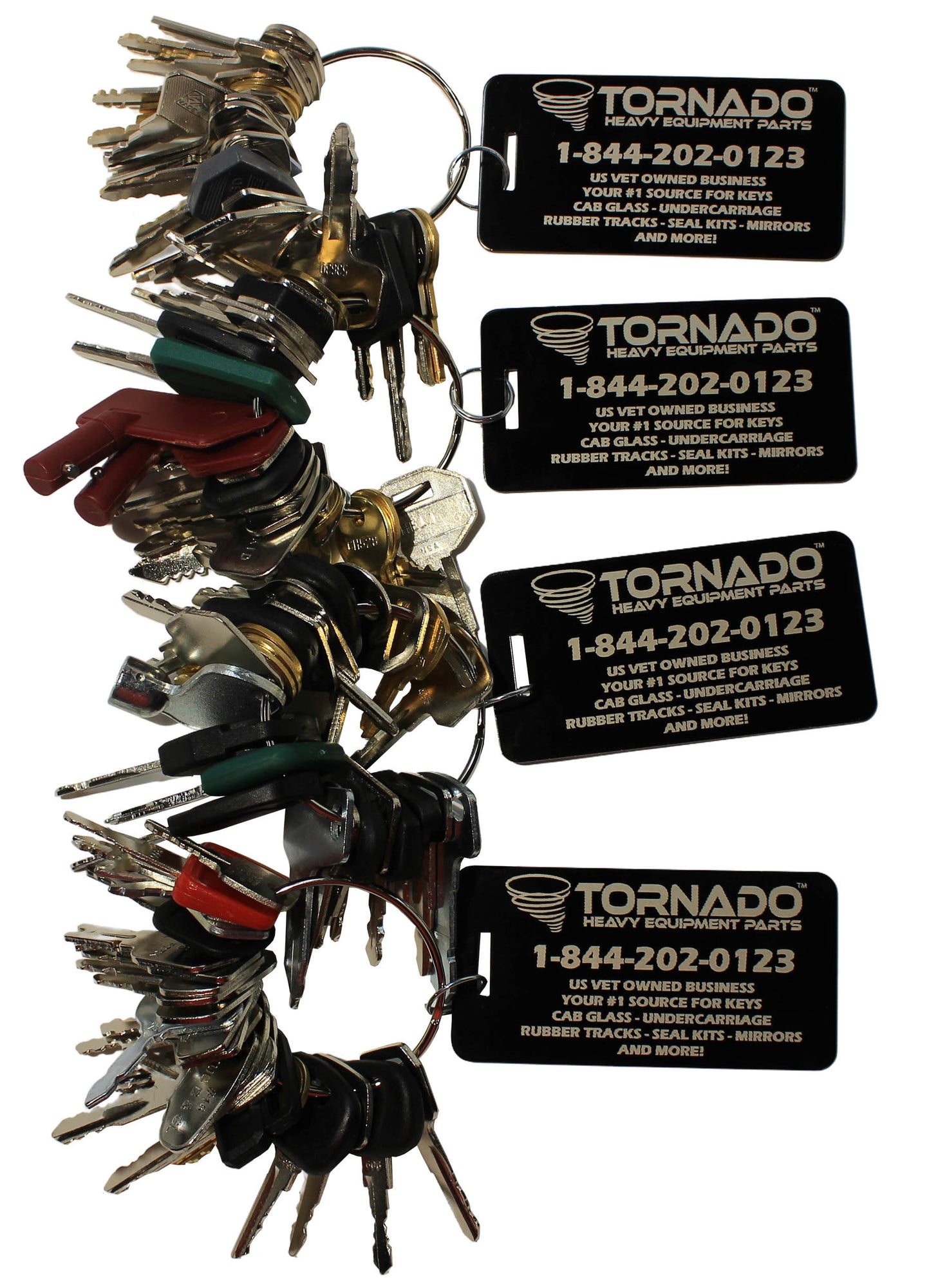 50 Equipment Key Set | Construction Ignition Key Set | Equipment Key ...