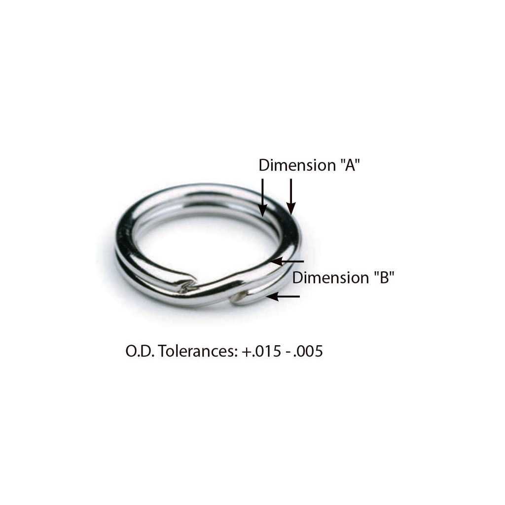 1/2" Heavy Duty Split Key Rings - USA (10 PACK) | Tornado Heavy ...
